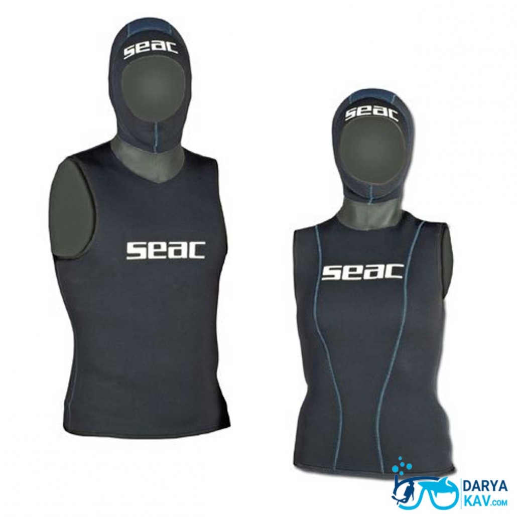 جلیقه زیر لباس Seac 5mm Hooded Undervest - دریاکاو
